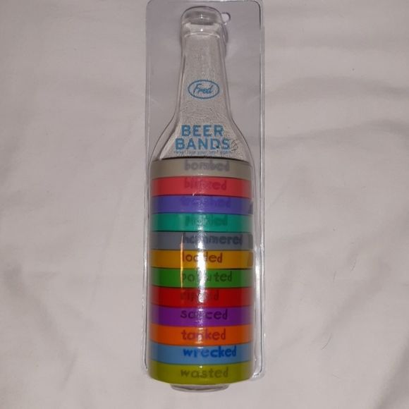 Fred | Dining | New Beerbands To Identifyyour Brew Set Of 2 | Poshmark